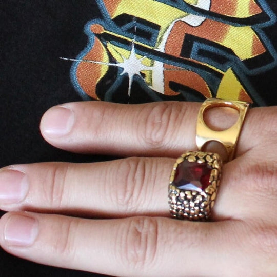 Big 3 Hole Ring | Han Cholo Jewelry – HAN CHOLO