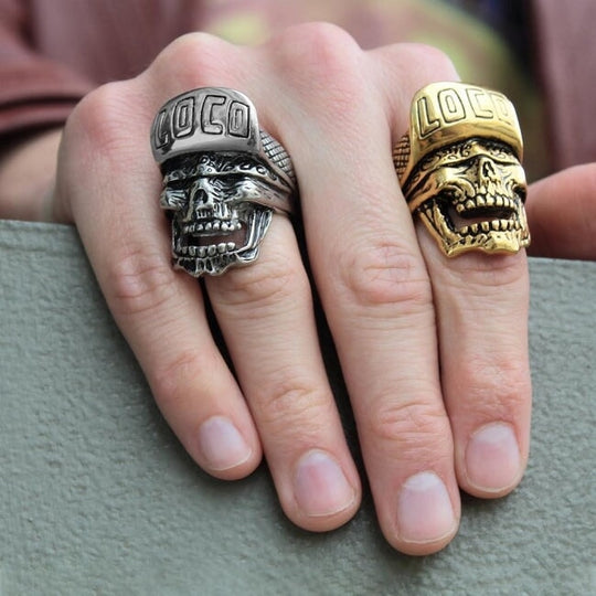 Loco Skull Ring | Han Cholo Jewelry – HAN CHOLO